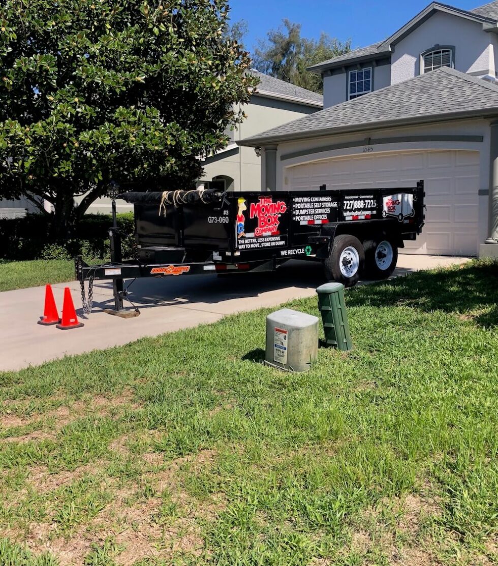 The Moving Box Company is The Best Dumpster Trailer Rental!